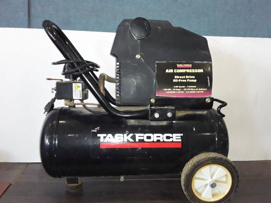 Task Force Air Compressor Model 129278 W3 Auction Auction Synergy
