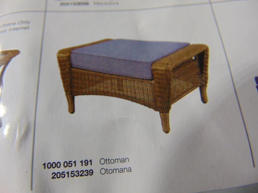 Hampton bay spring haven ottoman store